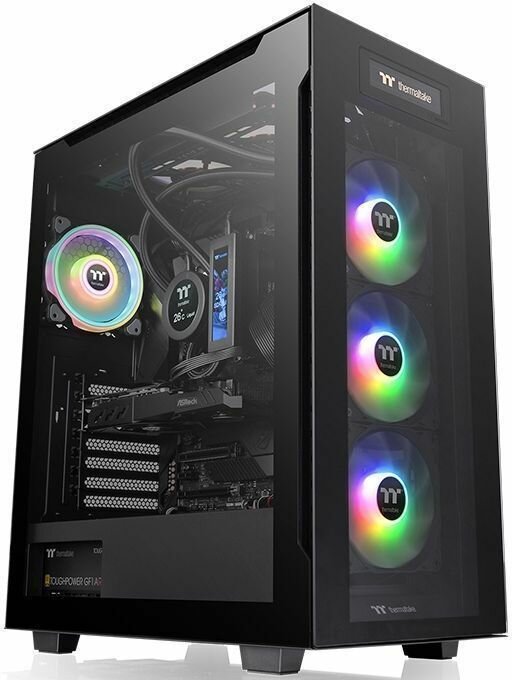 Компьютерный корпус THERMALTAKE Divider 550 TG Ultra (ca-1t7-00m1wn-00) черный - Midi-Tower, Standard-ATX, USB 2.0, USB 3.0