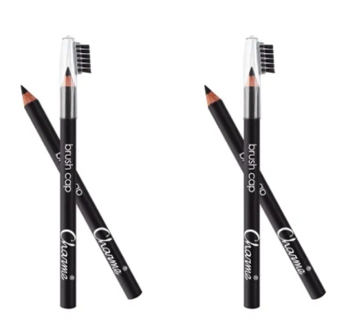 Карандаш для бровей Charme Brow Sculpting, тон 101 черный соболь, 2 шт.