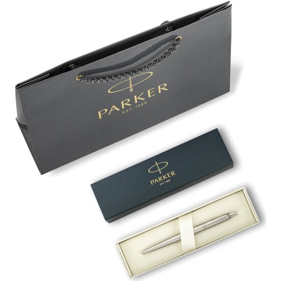 Parker Ручка шариковая "Jotter Core Stainless Steel CT", пакет, 880892