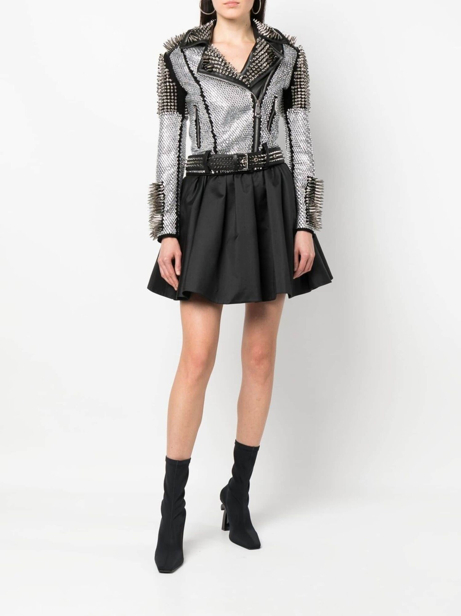Куртка PHILIPP PLEIN, размер 36, black/black — фото 1