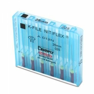 File Nitiflex N20 L25 6 шт. - каналорасширитель ручной, супергибкий, из NiTi сплава