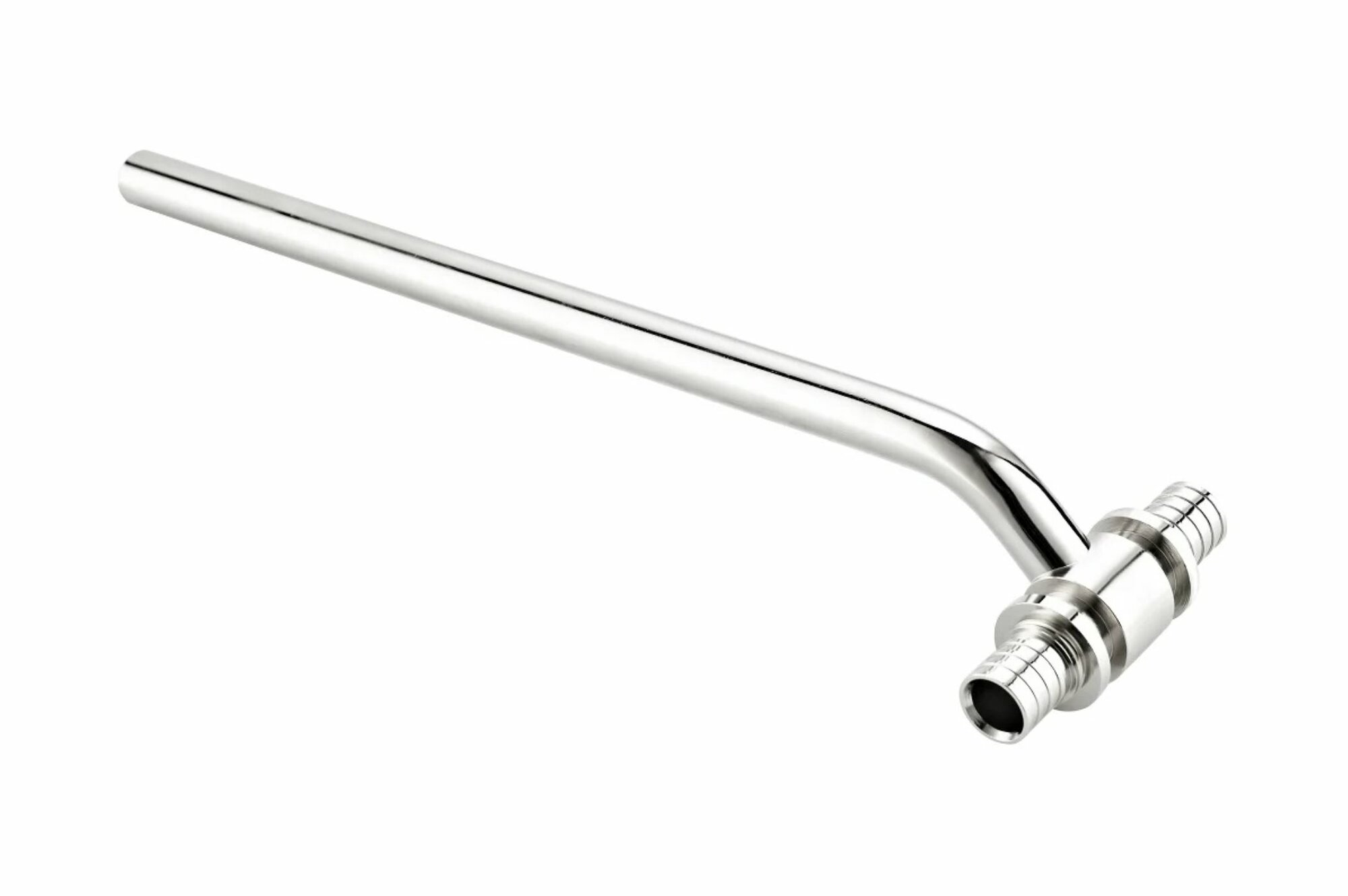 Трубка приборная Т-образная аксиальная, латунь,16х500х16, хромированная, RTP