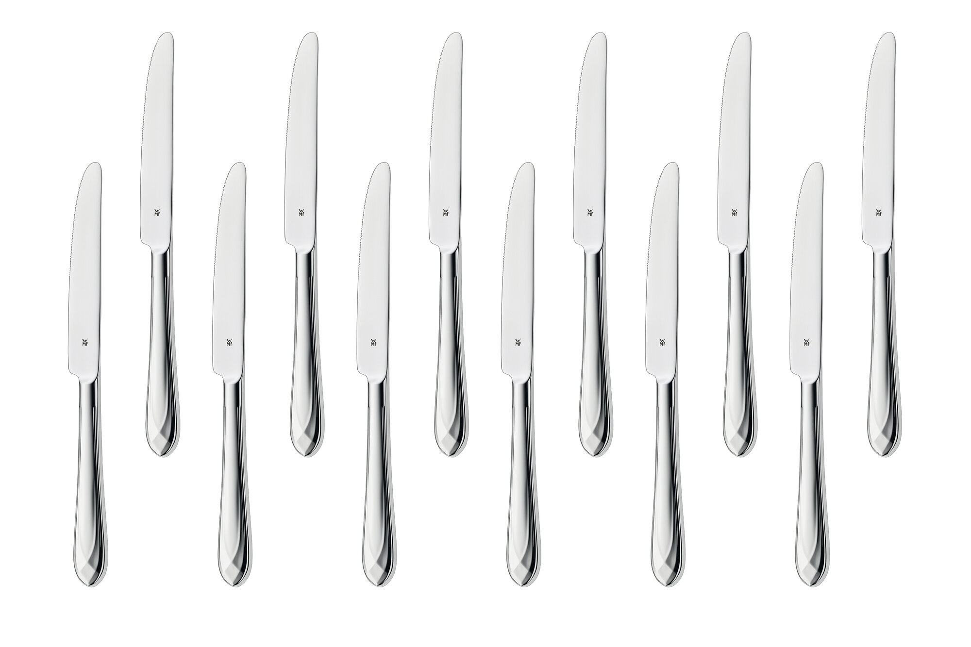 Нож столовый (цельнолитой) WMF Juwel, 12 шт