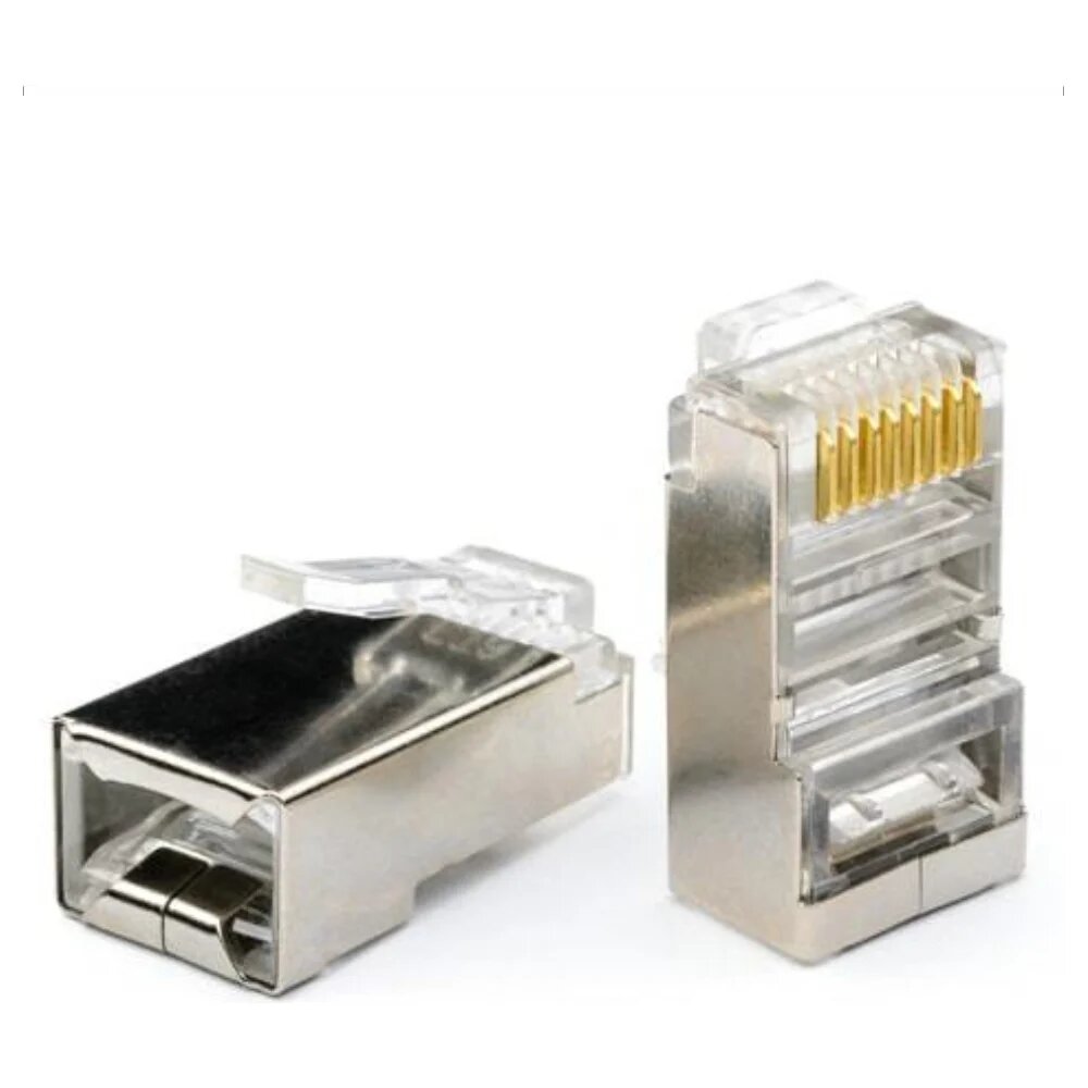 Экранированный коннектор rj-45 (8p8c) Ripo (по 20шт) 003-400007/20