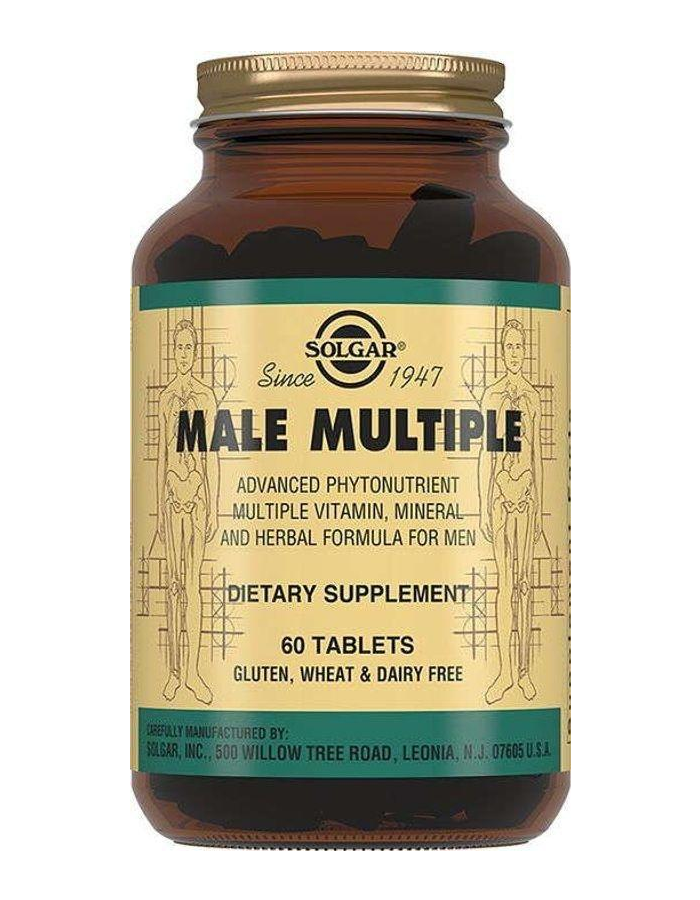Солгар мультивитаминный и минеральный комплекс для мужчин, таблетки по 2.205 г, 60 шт.