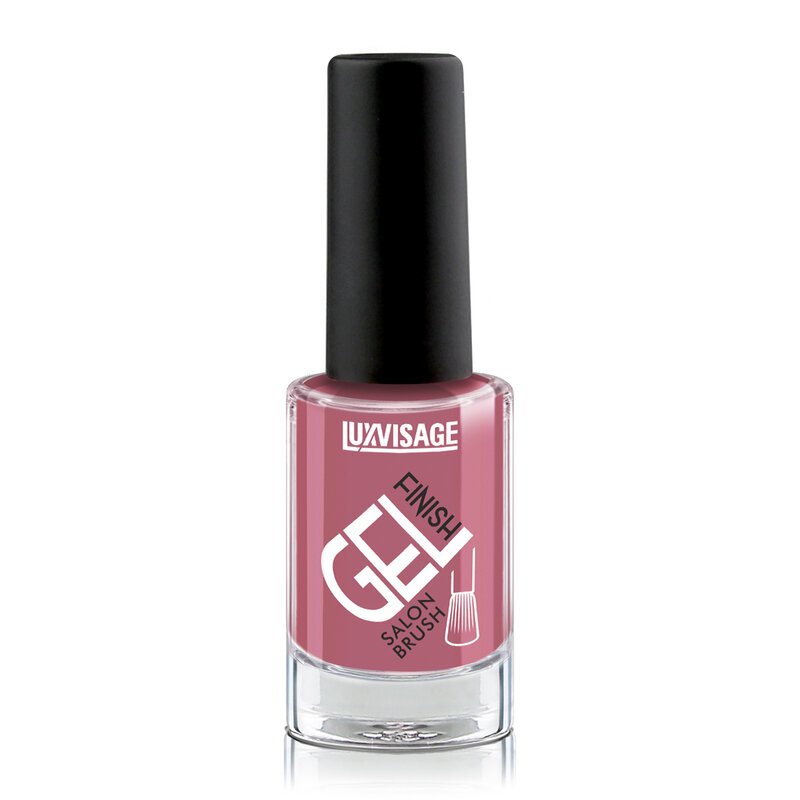 LUXVISAGE Лак для ногтей GEL finish тон 15 Темно-розовый
