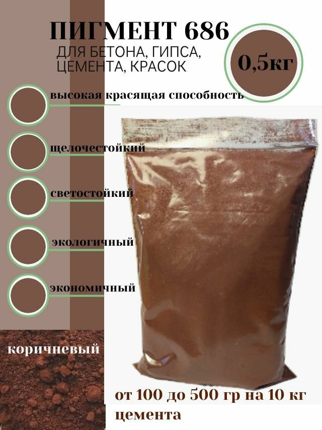 Пигмент для бетона, гипса, эпоксидной смолы