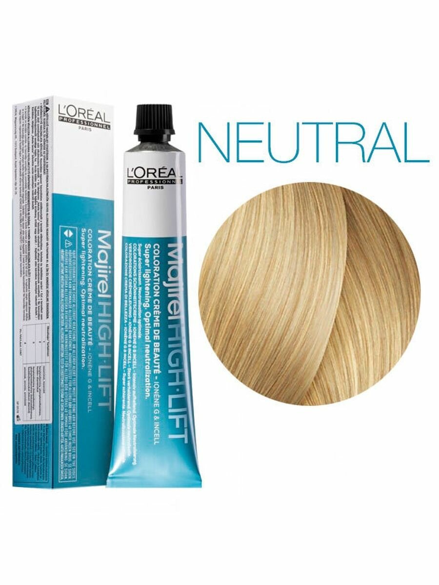 Краска для волос L'Oreal Professionnel Majirel High Lift Ash осветляющая , нейтральный, 50 мл