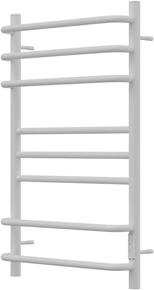 Полотенцесушитель электрический Point Сатурн П8 PN90858W 800x532, диммер правый, белый матовый