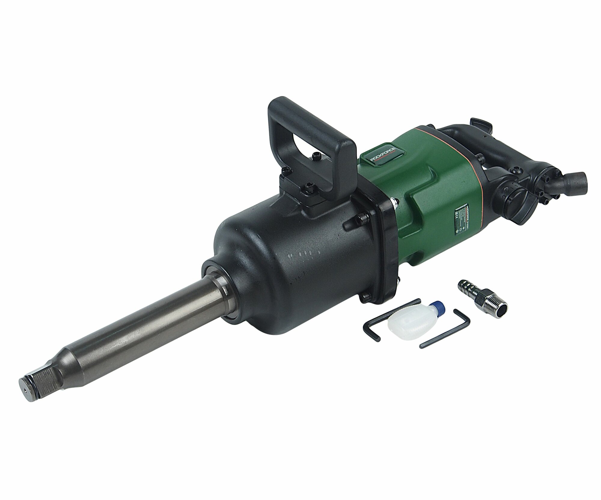 Пневмогайковерт RF-82586L 3800Нм, 1" с длинным валом (580 л/мин, раб. давление 6,3 атм) ROCKFORCE