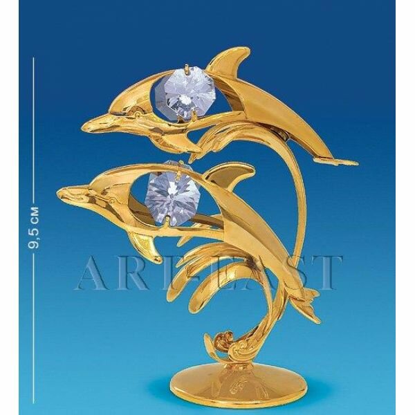Фигурка Дельфины A5022 Crystal Temptations, Металл, кристалл