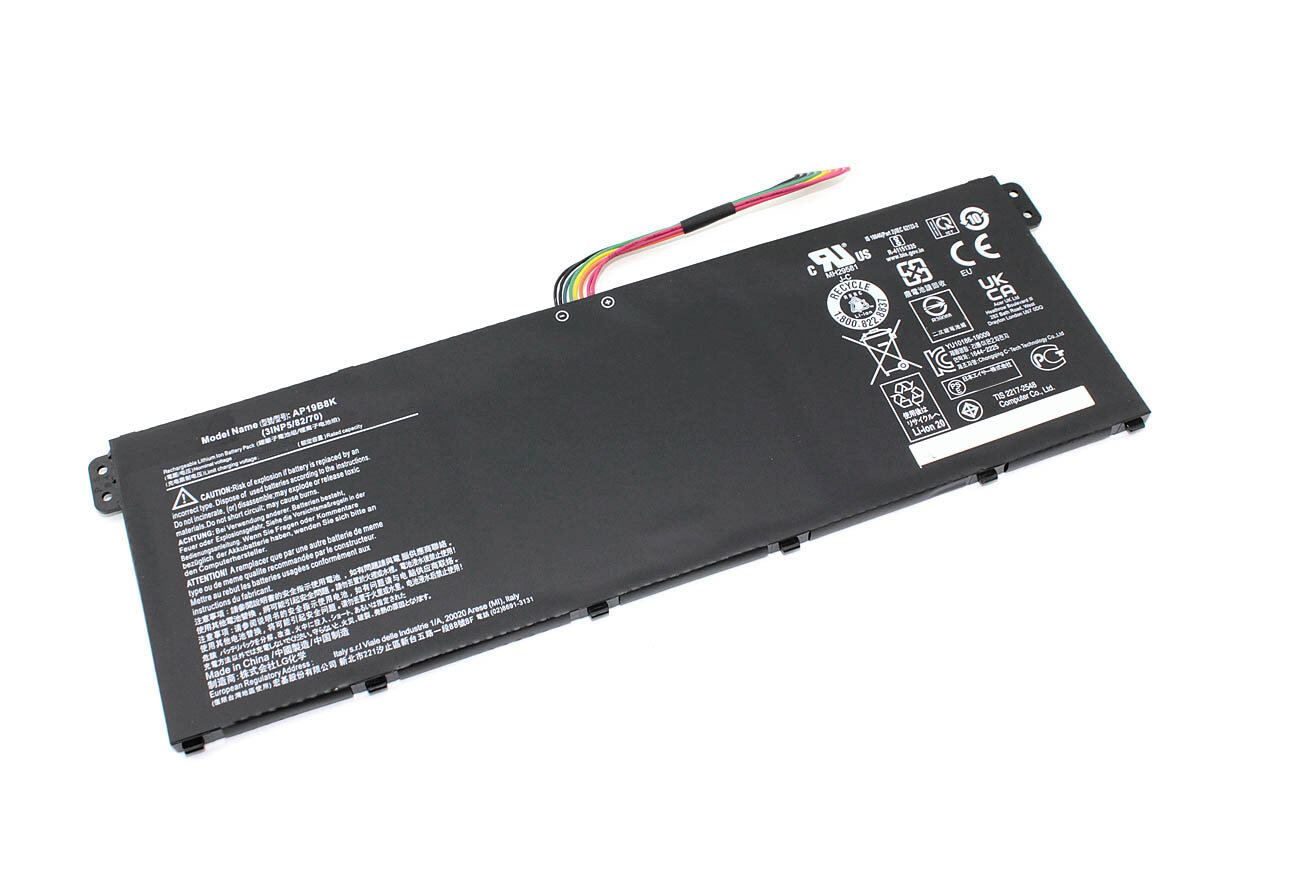 Аккумулятор AP19B8K для Acer Extensa 15 EX215-53G 11.25V 43Wh (3830mAh)