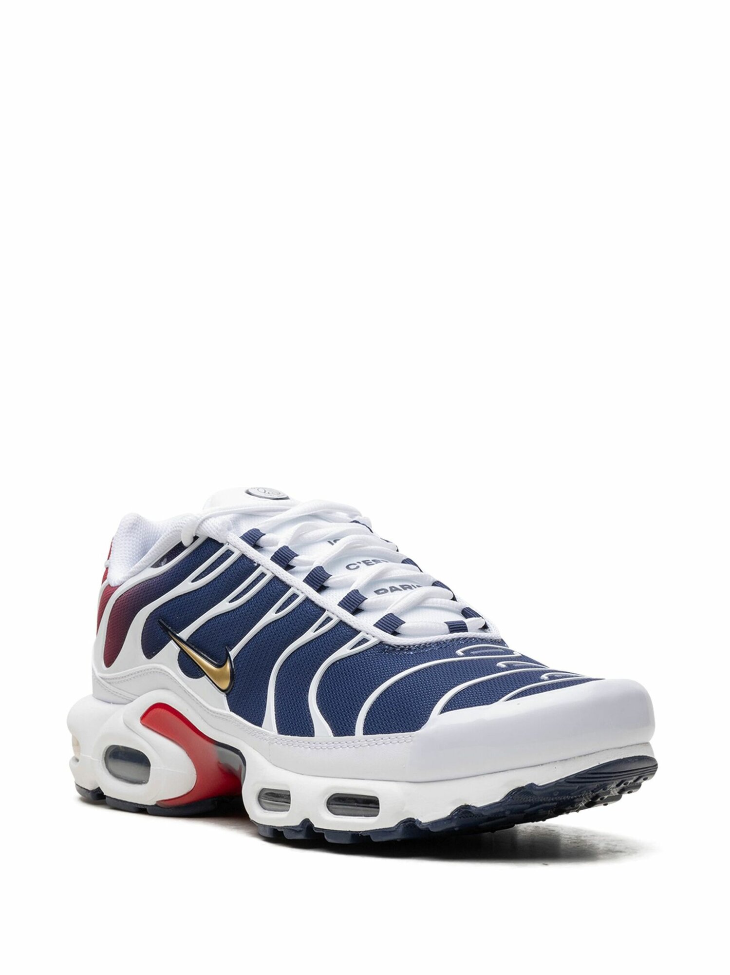 Кроссовки NIKE Air Max Plus PSG, размер 12 US, white — фото 1