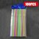 Соломинки для напитков, Multicolor, 100 шт