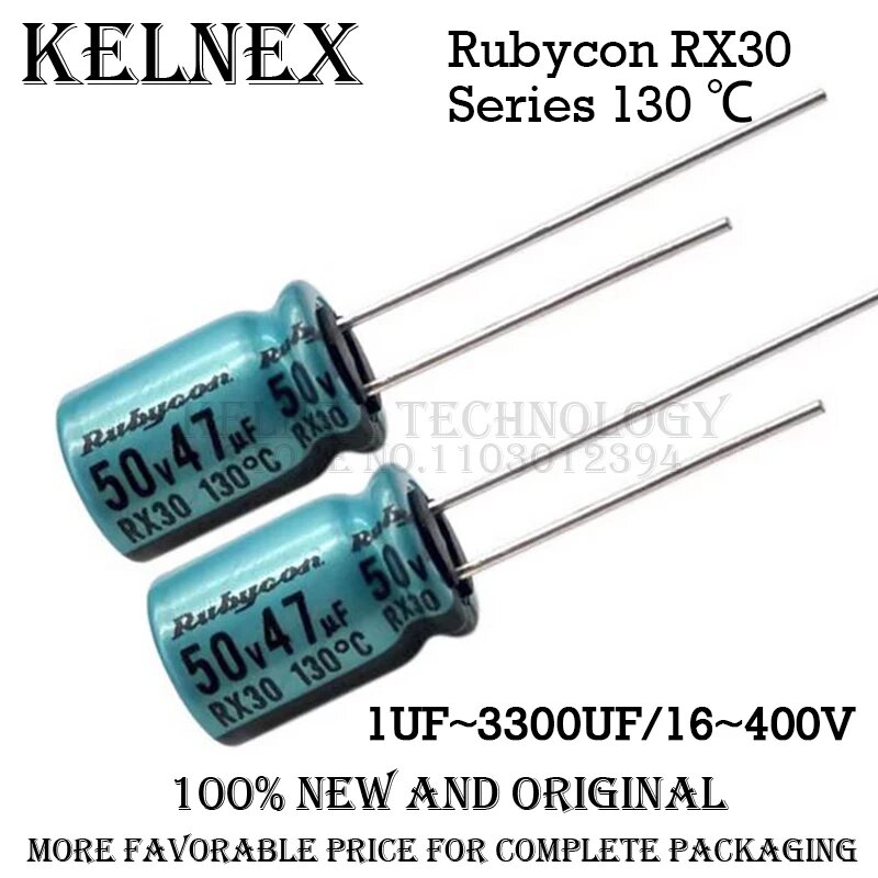 Rubycon RX30 серия электролитических конденсаторов 10 шт. 25V100UF 6.3X11