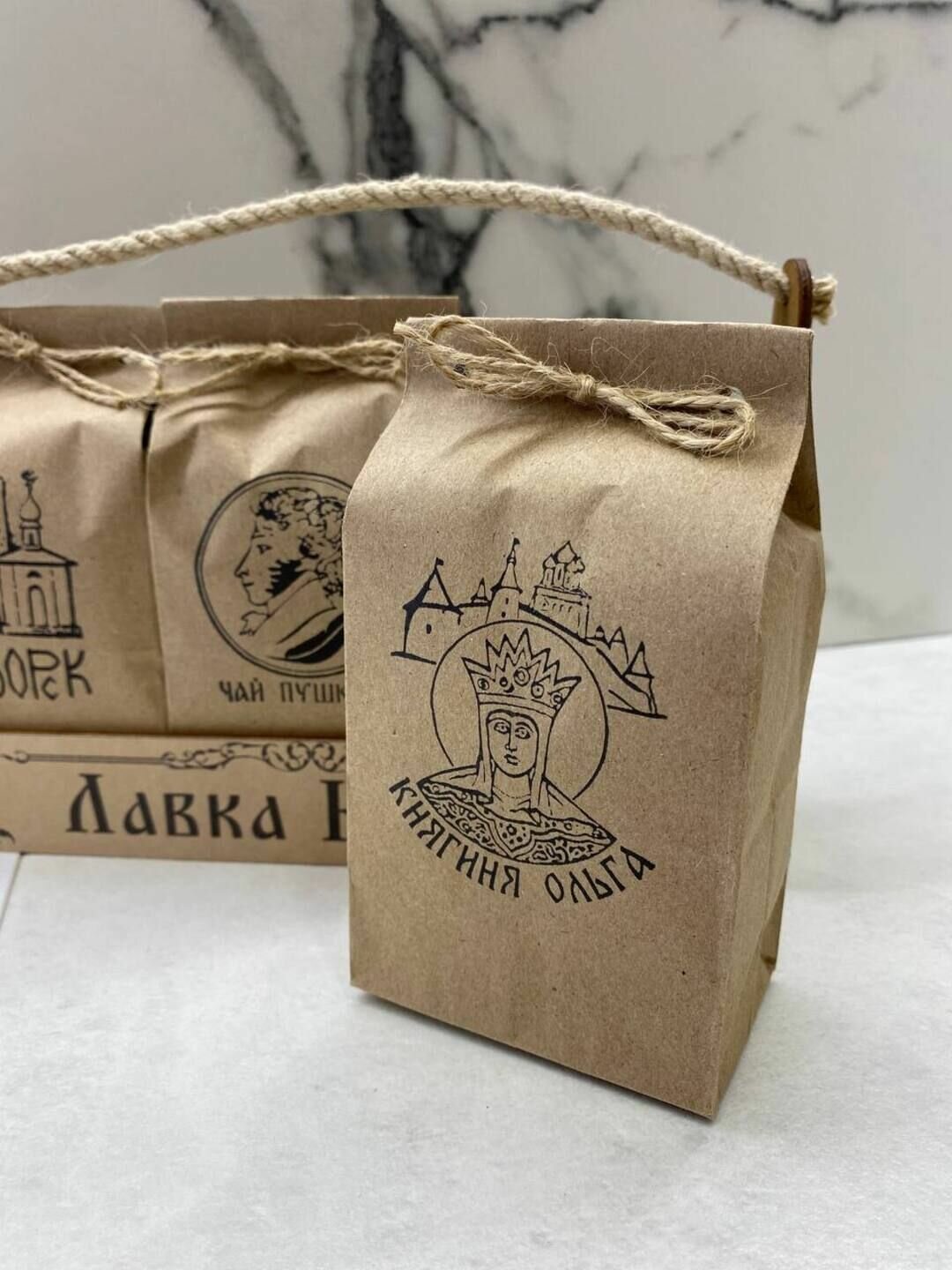 Чай Лавка Купца "Княгиня Ольга" , авторский, травяной, среднелистовой, 100гр