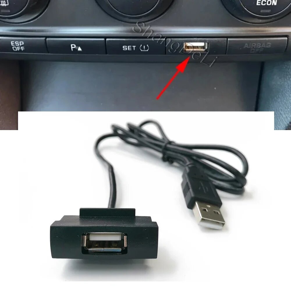 USB-разъем, кабель-адаптер, устройство для замены компакт-дисков, радио, 4-контактный разъем, кнопка, интерфейс для Skoda Octavia 2 для VW Jetta Golf 5 RCD510 RCD315