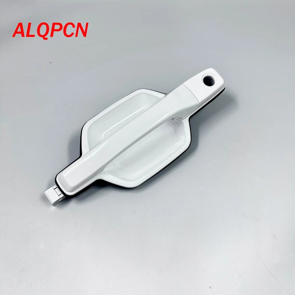 Ручка передней и задней внешней двери Mitsubishi Pajero V97 V93 V87 V98 белая 2006-2020 Front left