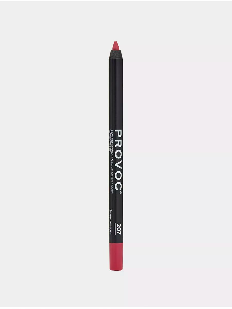 Provoc Gel Lip Liner Filler 207 Полуперманентный гелевый карандаш для губ (темно-розовый)