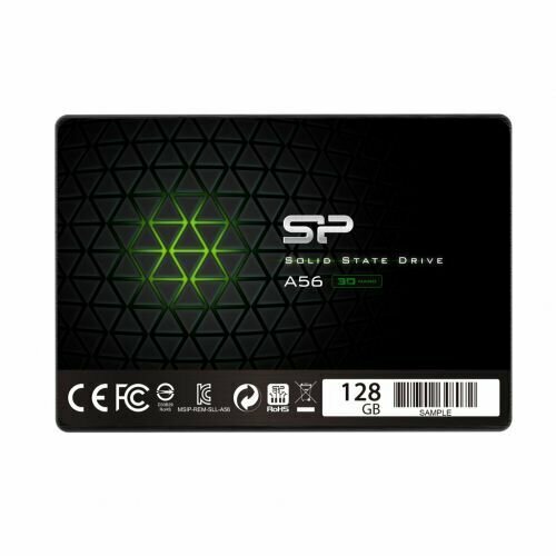 Внутренний SSD-диск Silicon Power Твердотельный накопитель 128Gb SSD Ace A56 (SP128GBSS3A56B25) SP128GBSS3A56B25