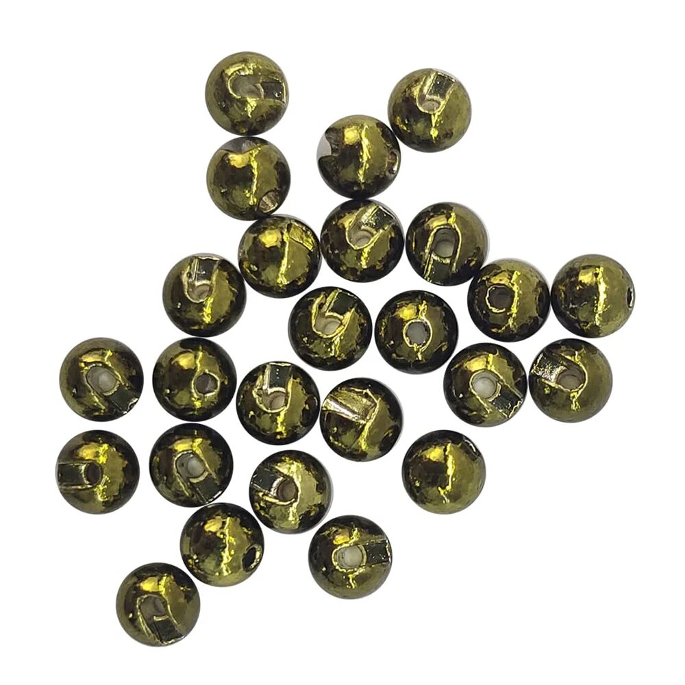 Вольфрамовые бусины Aventik Eupheng, 2,5-4,5 мм, Metallic Olive, 3.0mm, 25 шт