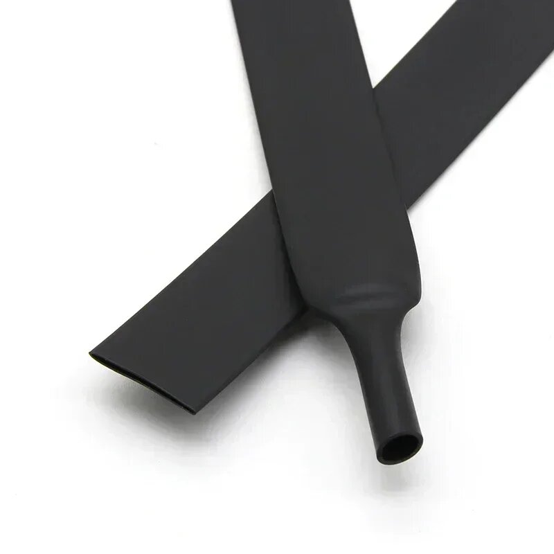 Термоусадочная трубка черная 2:1 PE 1 м 14mm