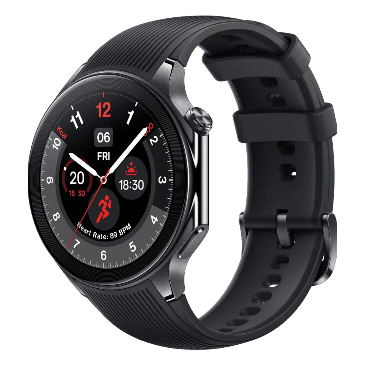 Умные часы OnePlus Watch 2, AMOLED, WR50, Black Steel (Черный)