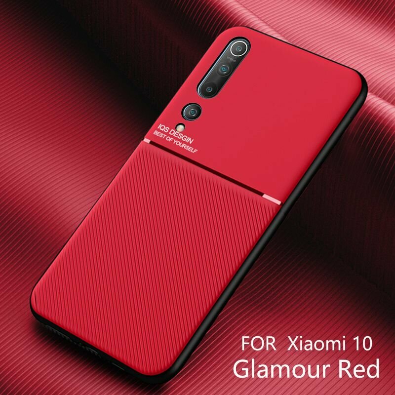 Чехол из деловой кожи MyPads для Xiaomi Mi 10 (Сяоми ми 10, Ксиоми ми 10) с магнитным держателем для авто