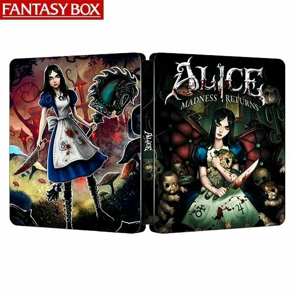 ONi Fantasy Box (Только стальной корпус, без диска с игрой) Alice: Madness Returns Steelbook For PS4/PS5