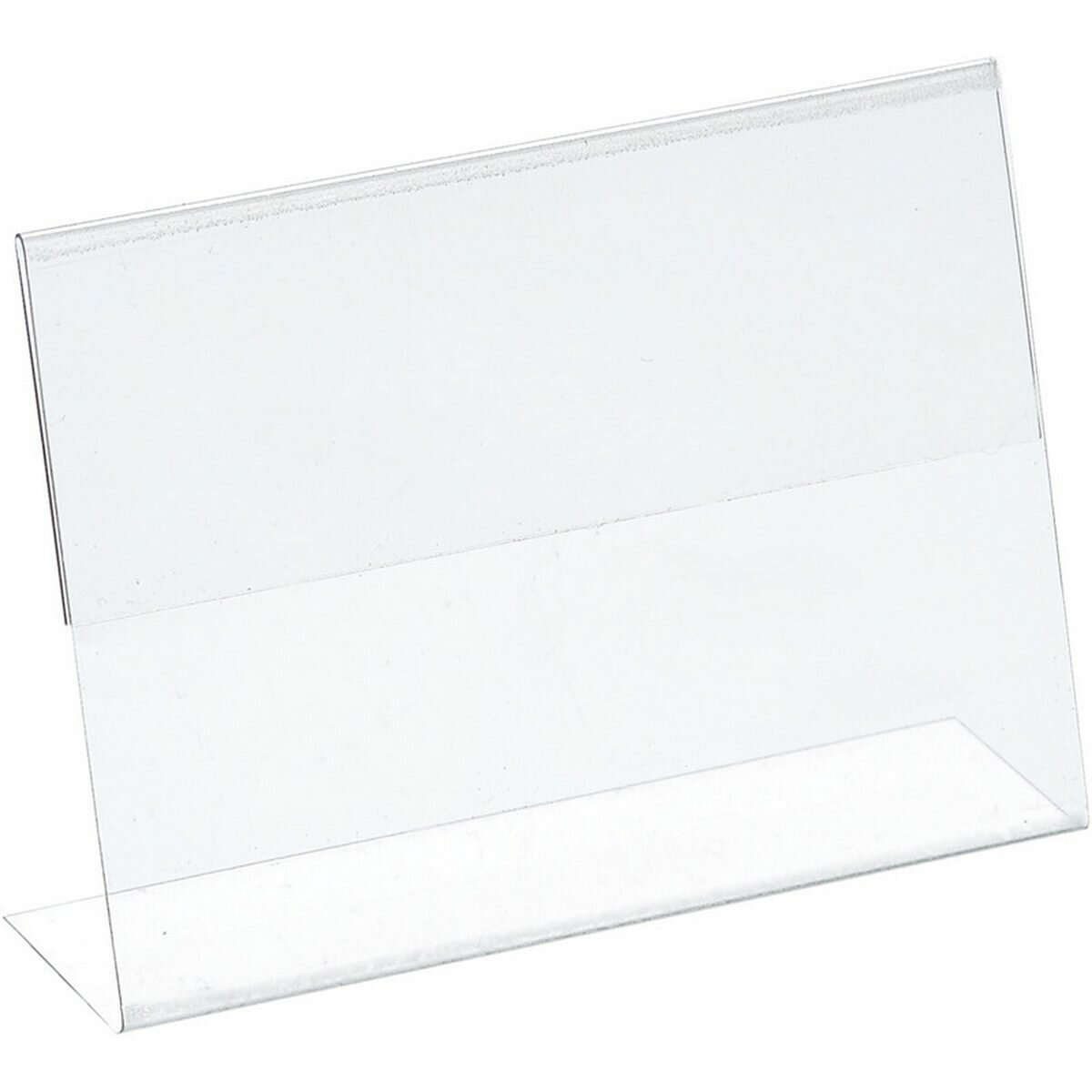 Держатель для ценника L-образный 70x50мм, горизонтальный, 20шт.