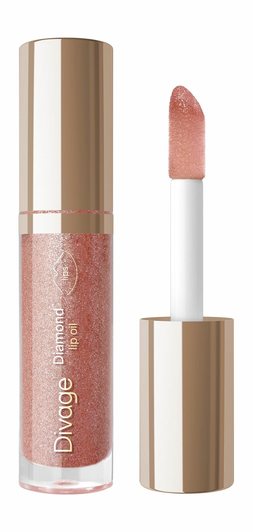 DIVAGE Масло для губ сияющее Diamond Lip Oil, 4 мл, 04