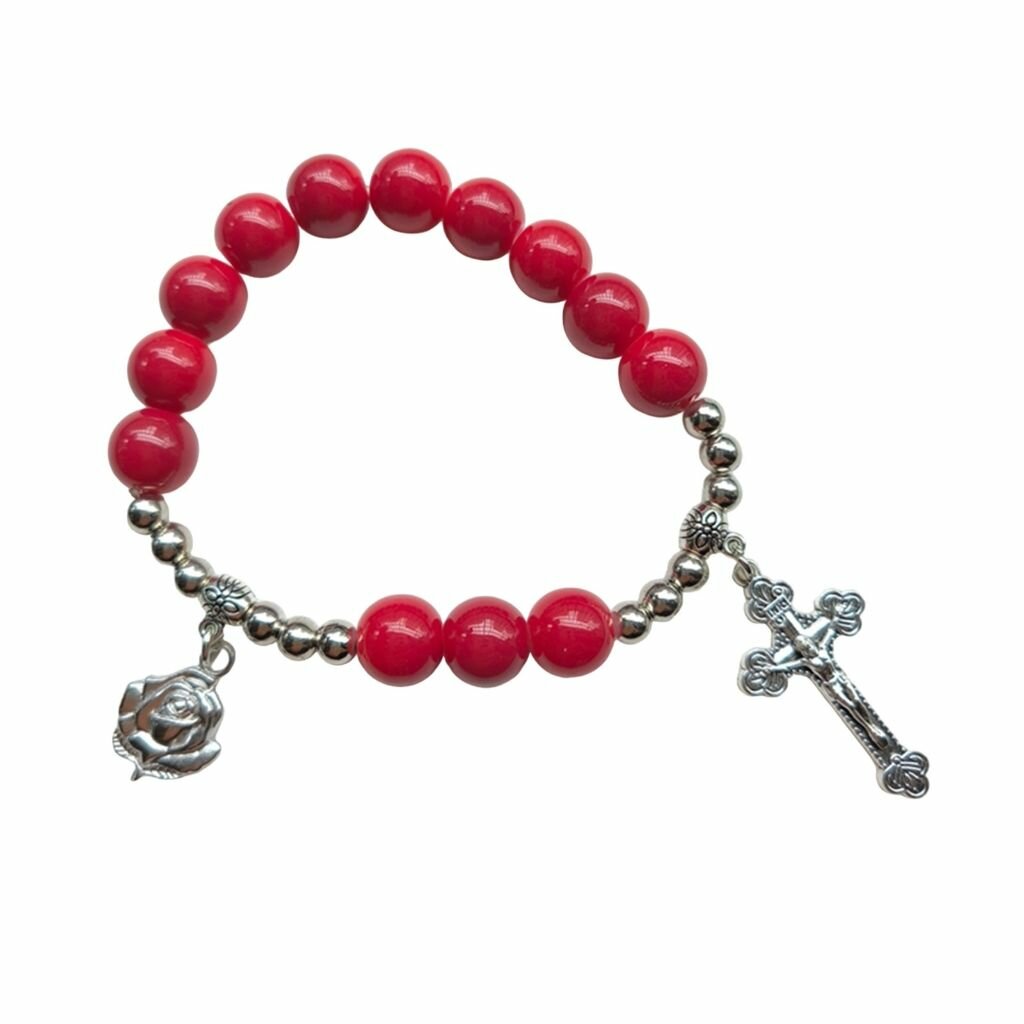 1 нитка двухцветных разноцветных стеклянных бусин-крестиков-7 видов