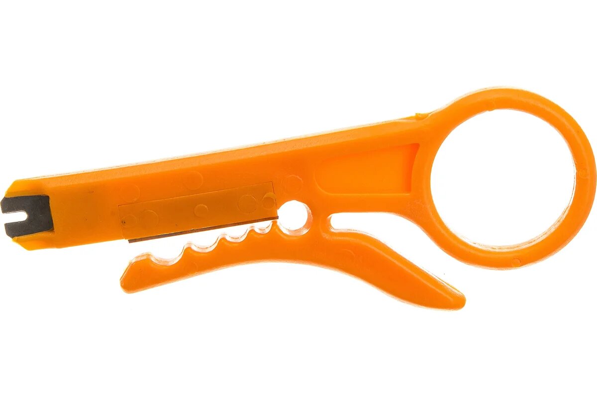 КВТ PD-04 85739 Инструмент для зачистки и заделки витой пары RJ45 CAT5/6 для монтажа