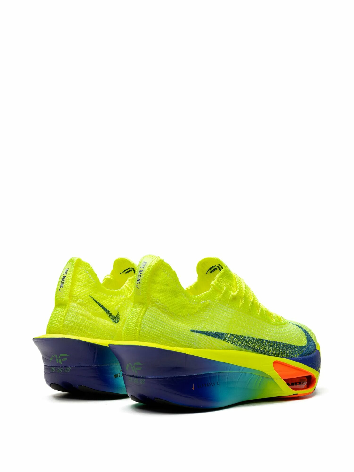 Кроссовки NIKE ZoomX AlphaFly 3 Volt, размер 8.5 US, зеленый, — фото 1