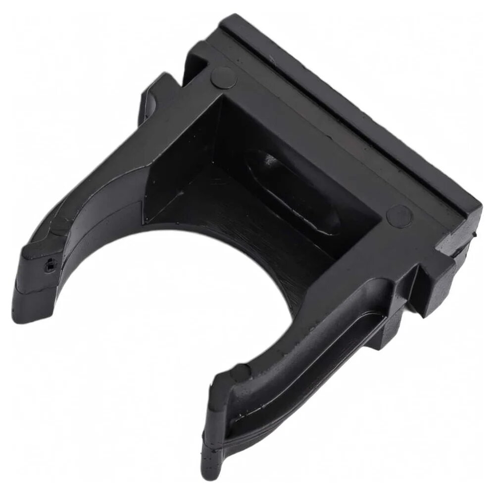 Крепеж-клипса для труб Строитель черная, д20, 100 шт. PR13.0395