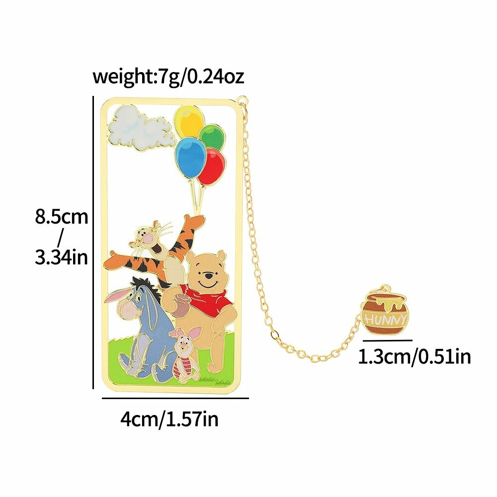 Металлические закладки Винни-Пух MINISO SQ0833