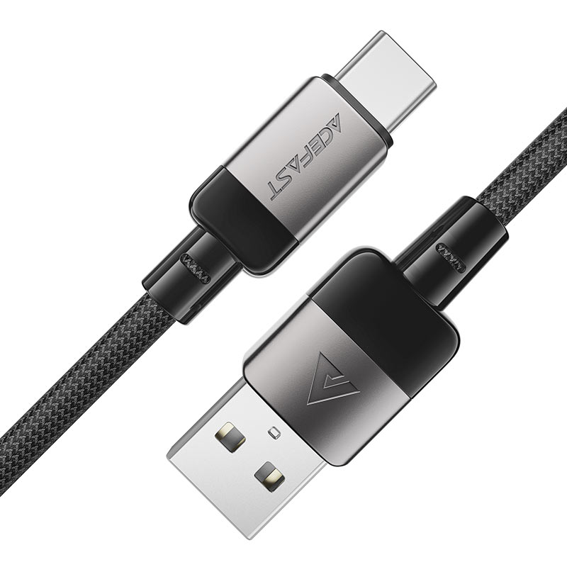 Кабель ACEFAST C9-04 USB-A to USB-C 1.2м Черный Type-C