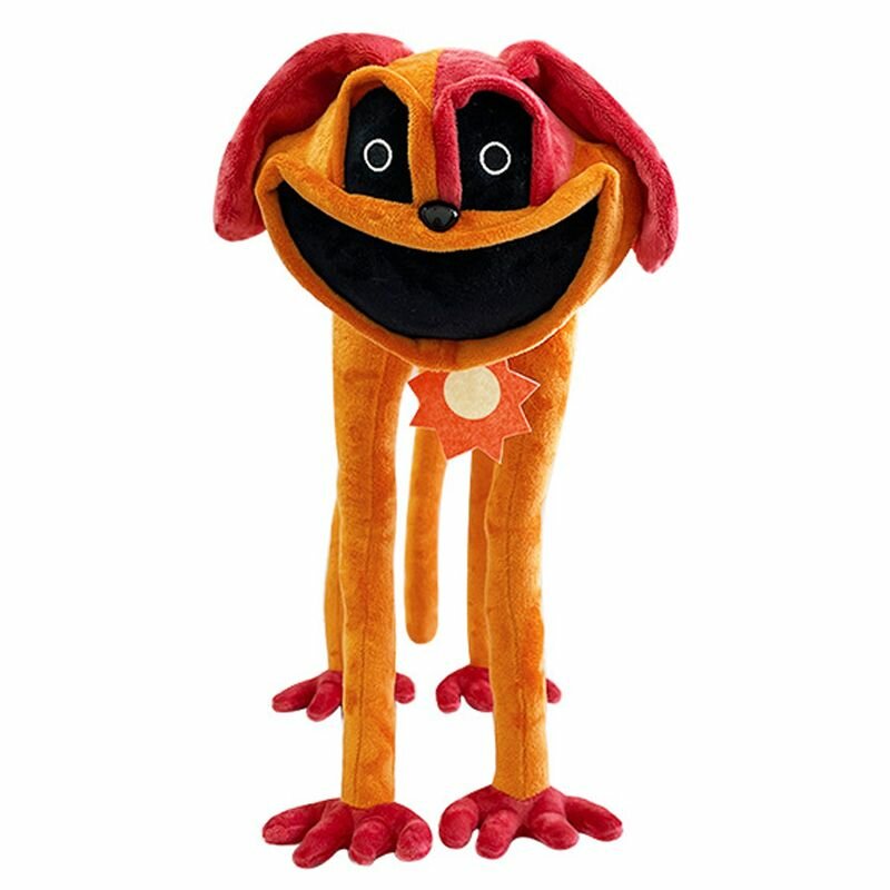 Мягкая игрушка Улыбающиеся зверьки / Smiling CrittersСобака с большим ртом, лежащая на расстоянии 45 см