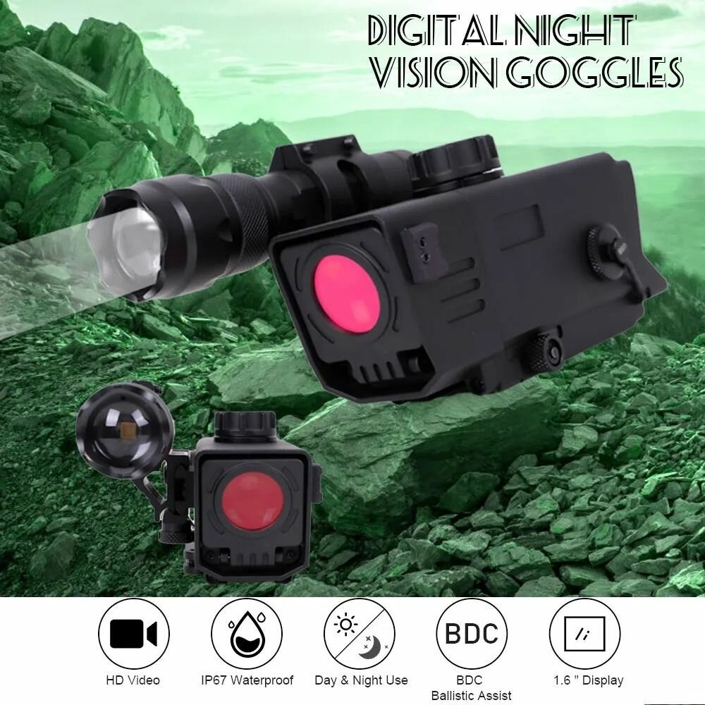 MS32 Цифровой прицел ночного видения для дробовика с несколькими маркерами для охотничьих прицелов