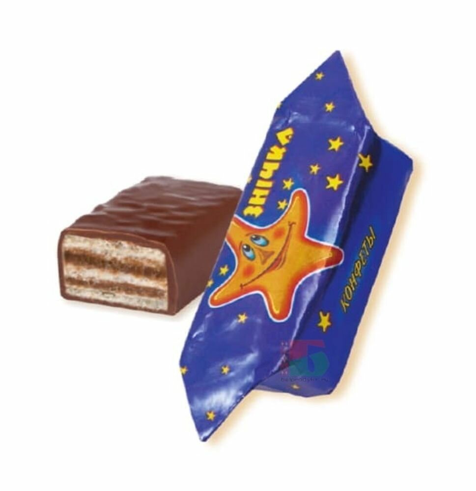 Конфеты Коммунарка Зничка, вафельные, с шоколадным вкусом, 1 кг