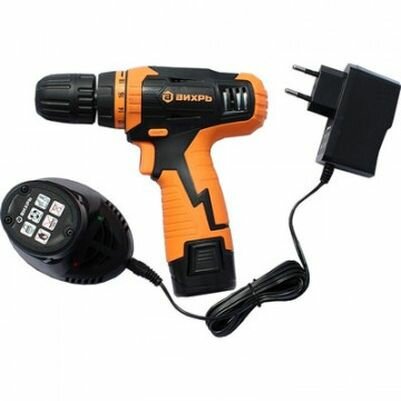 Дрель-шуруповерт Вихрь аккумуляторная, 12 В, 20 Нм, 1,3 Ач (72/14/7)