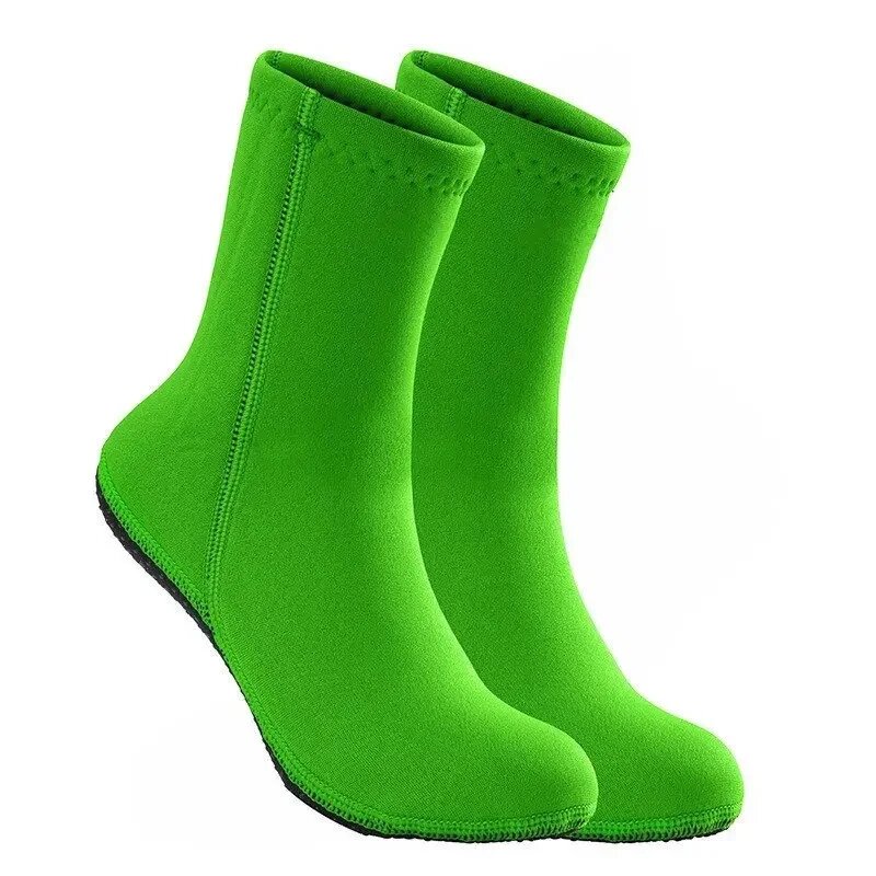 Носки для дайвинга, нескользящие, флуоресцентные, размер L