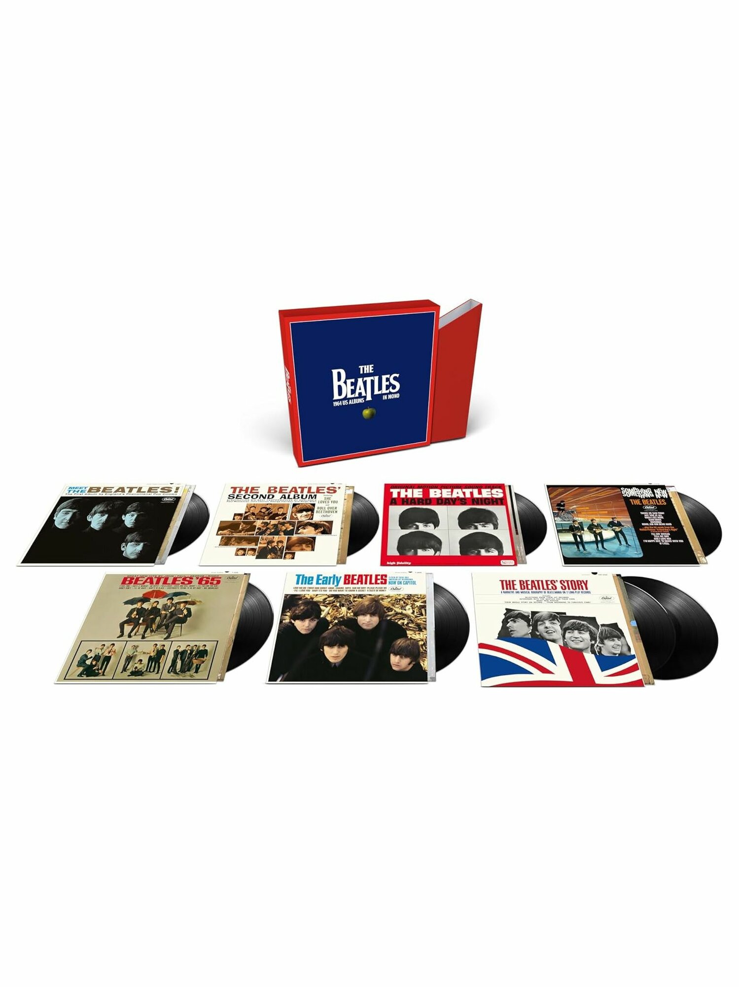 Бокс сет виниловые пластинки The Beatles - 1964 US Albums In Mono (Box) (Audiophile) (8LP) 2024, Capitol