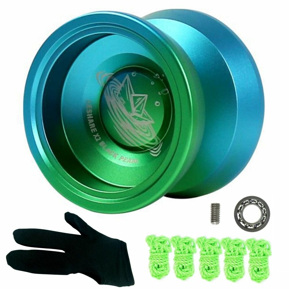 Йо-йо из алюминиевого сплава с дополнительными струнами идеально подходит для начинающих детей