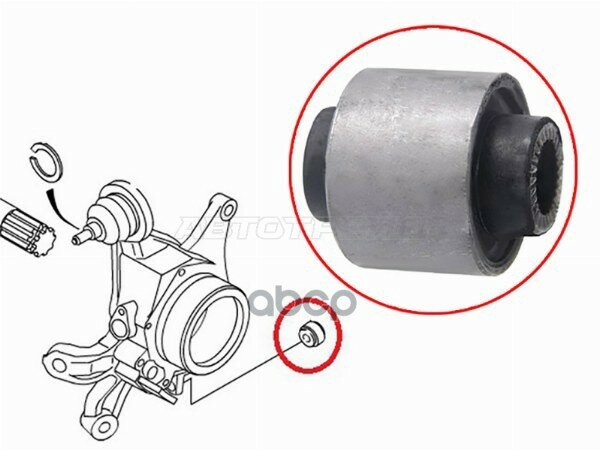 Сайлентблок цапфы Mercedes-Benz C-Class 93-21 / E-Class 84-17 Sat арт. ST-4592109000-U