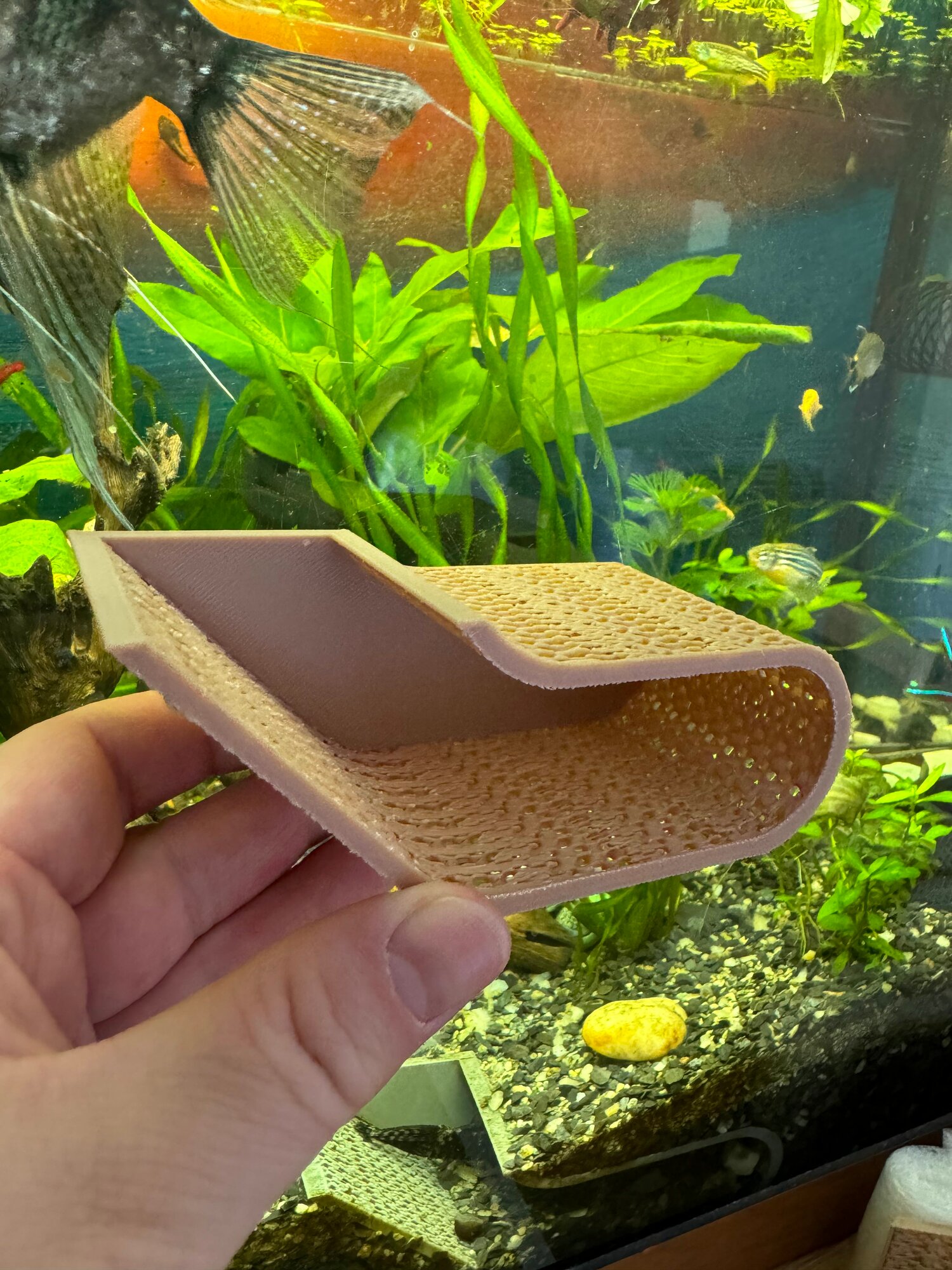 Песочный домик для рыбок, сомиков и креветок