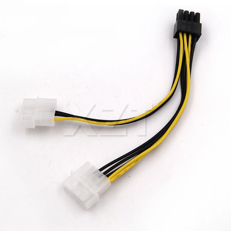 WYMECT Кабель-переходник Molex на PCI-E 8-pin