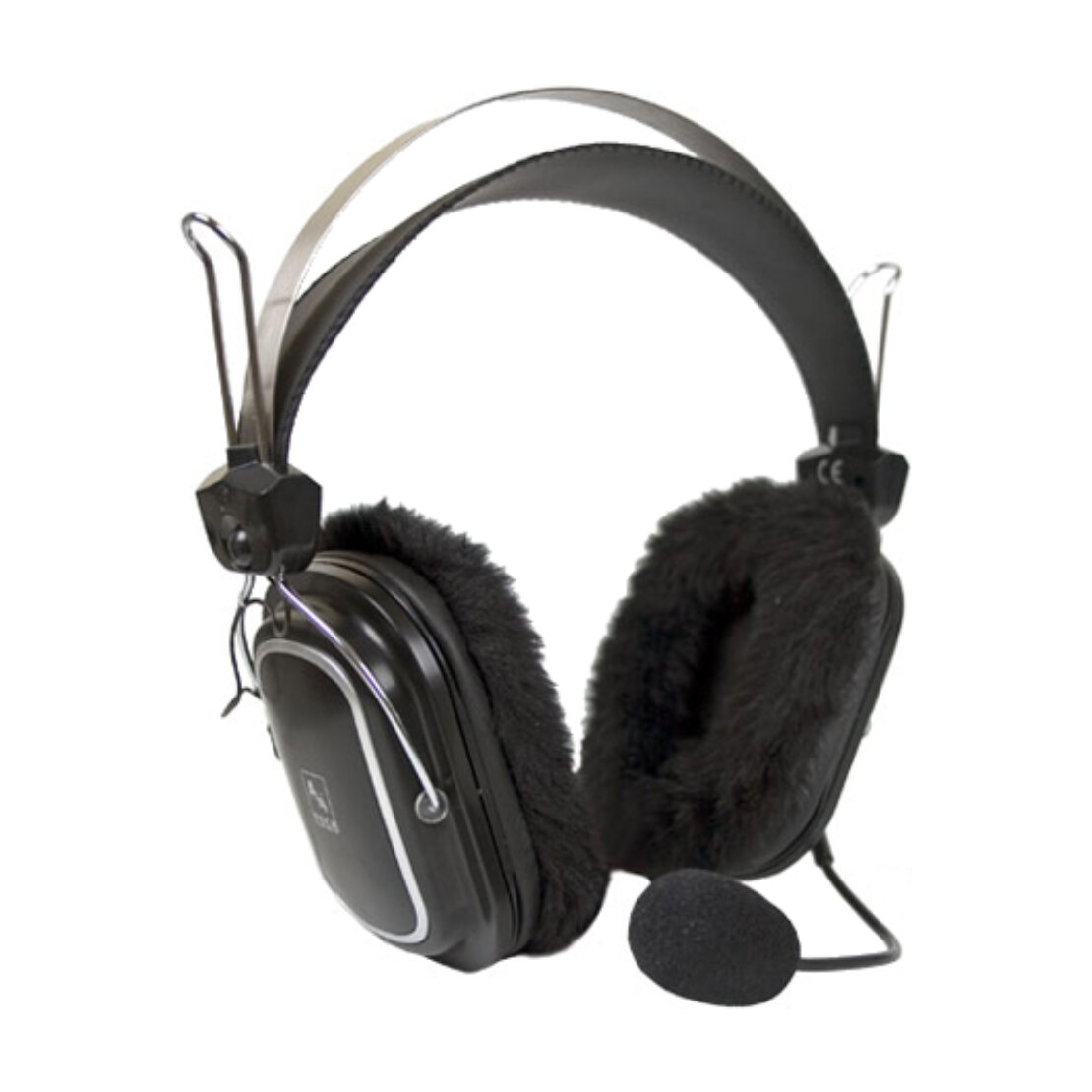 Наушники компьютерные A4Tech HS-60, беспроводные, полноразмерные, с микрофоном, черный