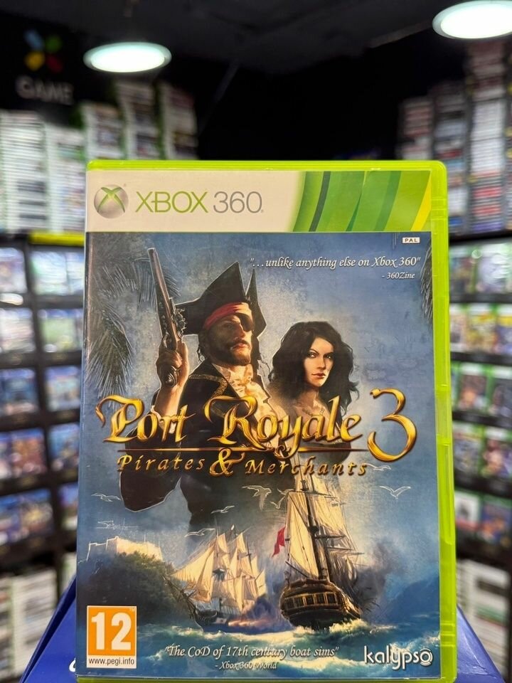 Игра Port Royale 3 Pirates and Merchants (Xbox 360) (Box)