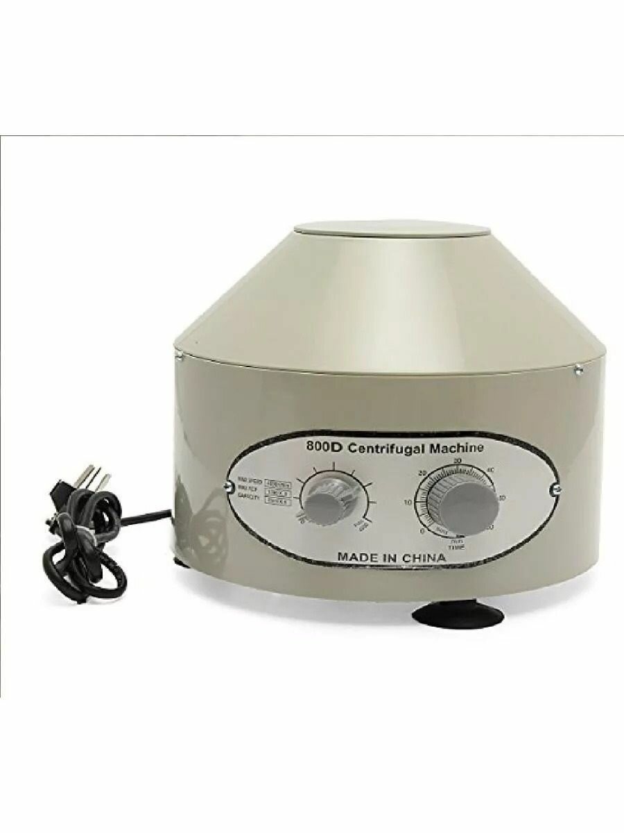 Центрифуга лабораторная, нержавеющая сталь, 6 пробирок, 4000 оборотов/мин